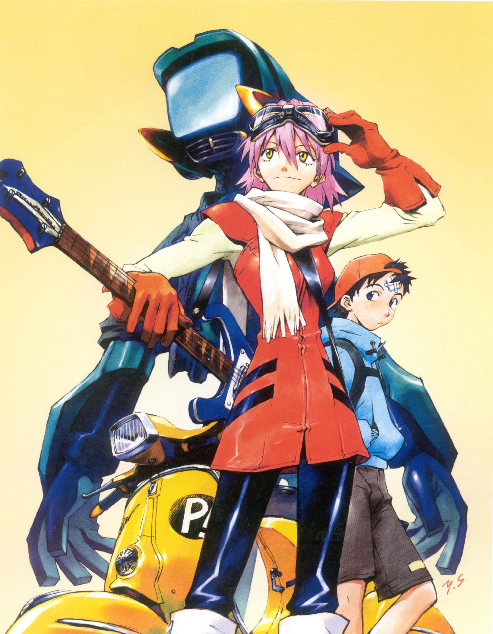 Fooly Cooly el anime mas graciosos