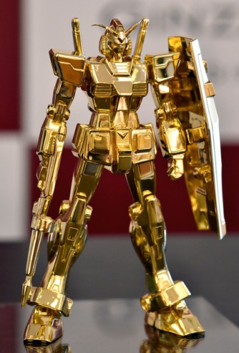 This Gundam Figure is Made of Pure Gold!