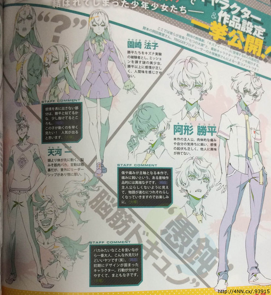More Info on Studio Trigger's New Anime Project, Kiznaiver!