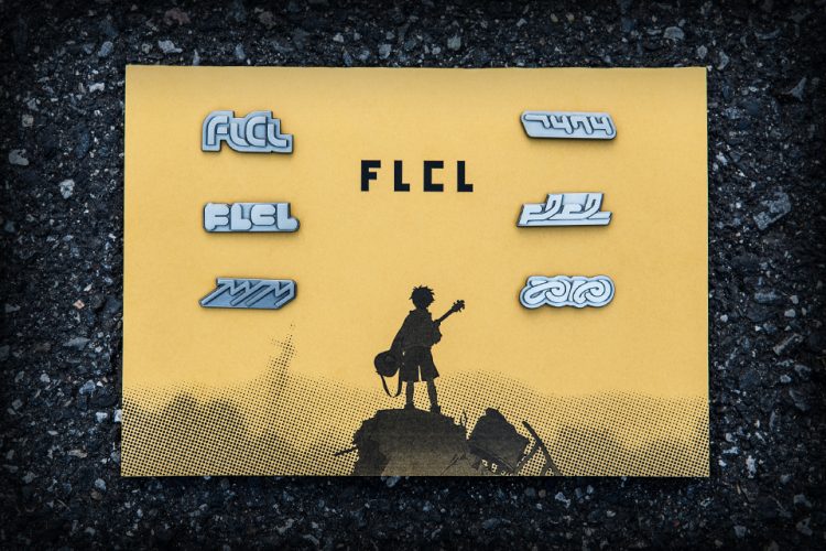 Pin Badges of All Six FLCL OVA Title Logos! Pre-orders for the FLCL ...