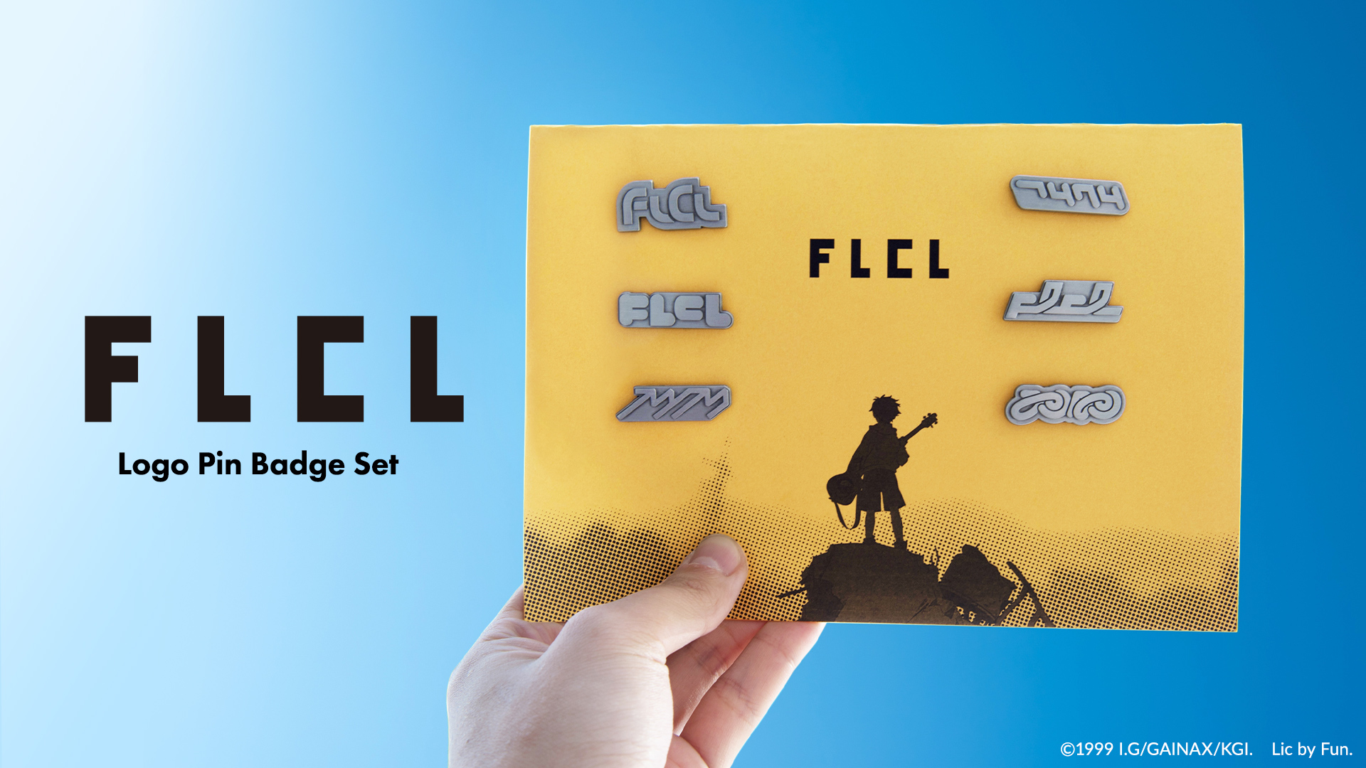 Pin Badges of All Six FLCL OVA Title Logos! Pre-orders for the FLCL ...