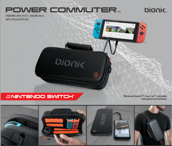 Store and Charge Your Nintendo Switch with Bionik's Power Commuter ...