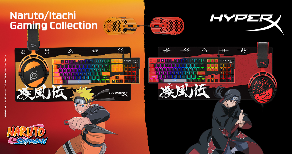 HyperX Gaming Releases Limited-Edition HyperX x Naruto: Shippuden ...